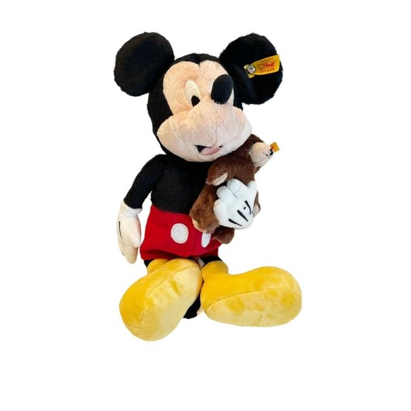 Disney | Toys | Disney Parks Steiff 2 Mickey Mouse Holding 45 Teddy ...